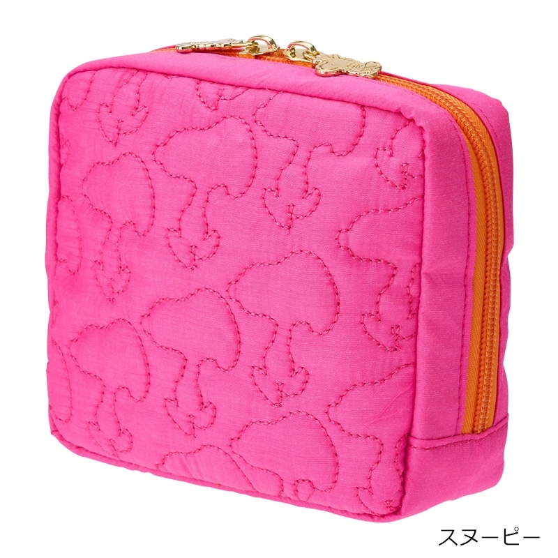 スヌーピー PEANUTS キルティングポーチ COMICAL SCENES 2(スヌーピー): 通常| プラザオンラインストア