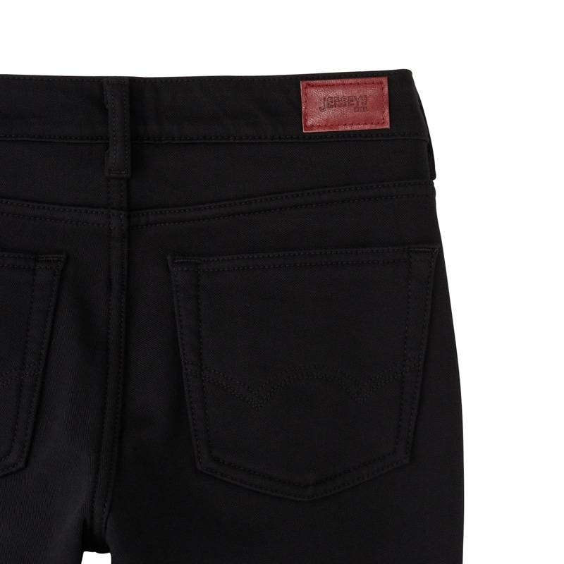 EDWIN エドウィン LADIES BODY FIRE ジャージーズスリムストレートデニムパンツ/スタンダードモデル ブラック(Sサイズ): 通常| プラザオンラインストア