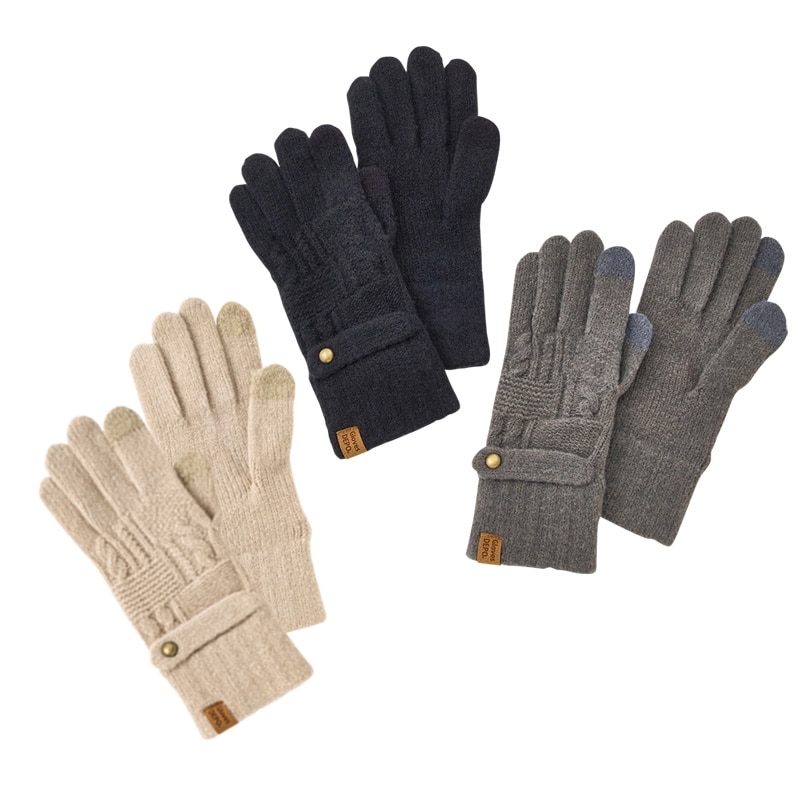 Gloves DEPO グローブ ボタン(ブラック): 通常| プラザオンラインストア