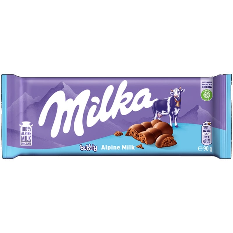 milka ミルカ バブリー チョコレート(バブリー): 通常| プラザオンラインストア